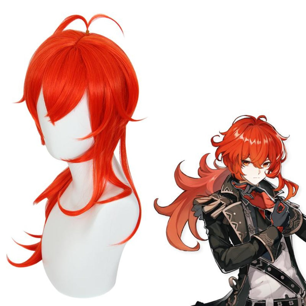 Genshin Impact-Diluc | Cosplay Wig – Animee Cosplay